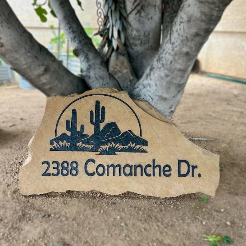 Address Rocks - Etsy