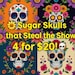 Celebrate Life With Color – Día De Los Muertos Sugar Skull Art Set - Etsy