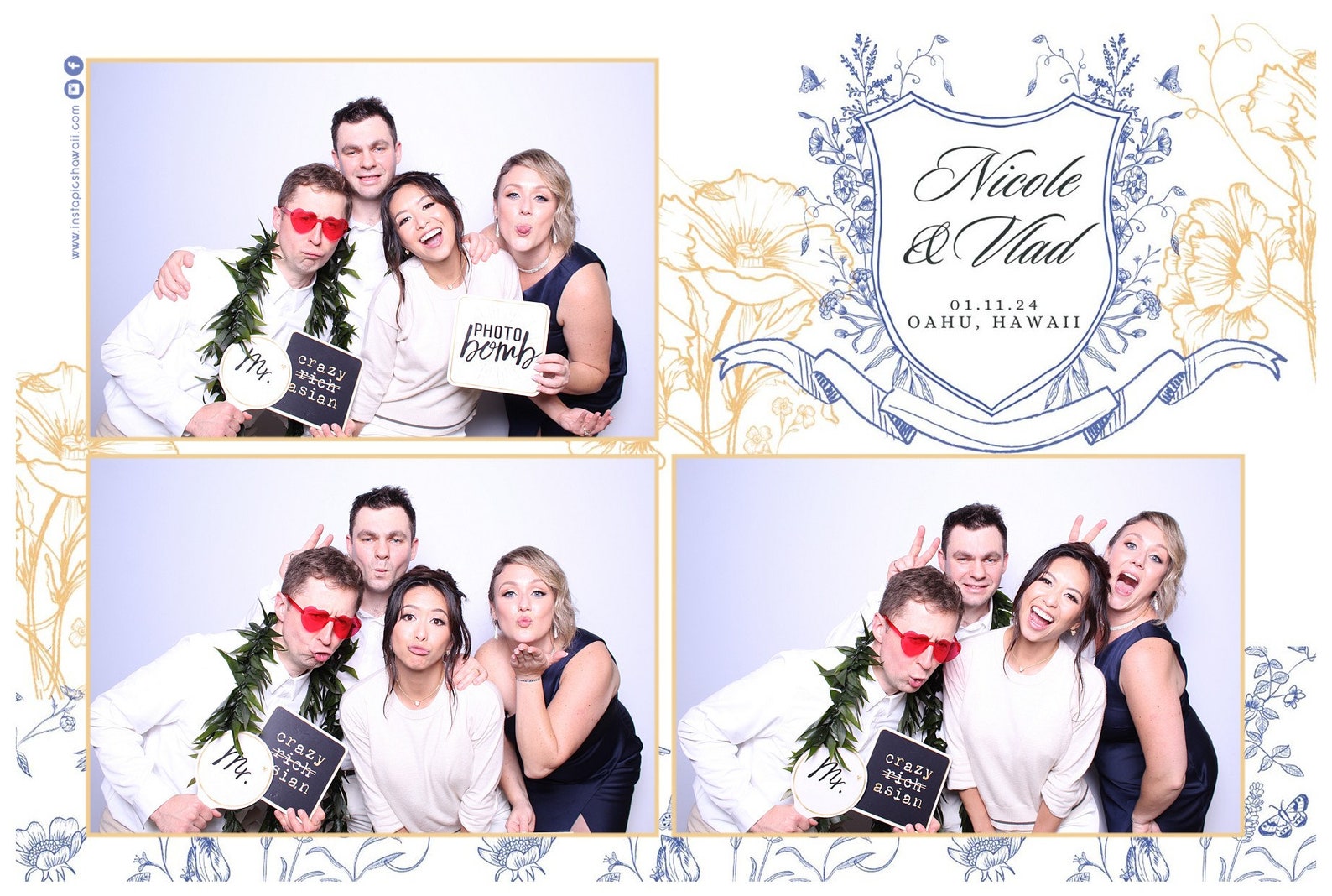 Custom Photo Booth Template Layout Personalized Photobooth Overlay ...