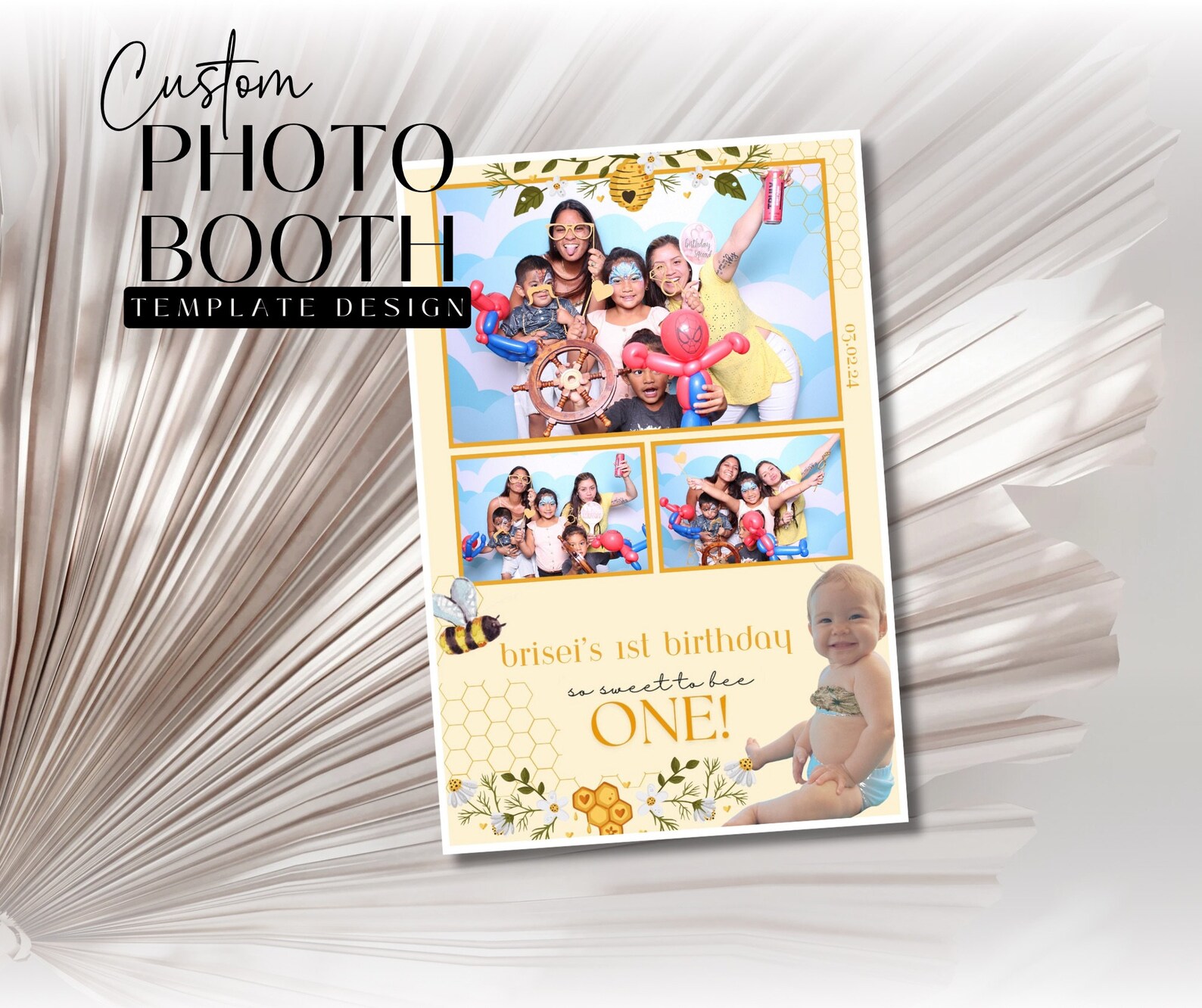 Custom Photo Booth Template Layout Personalized Photobooth Overlay ...