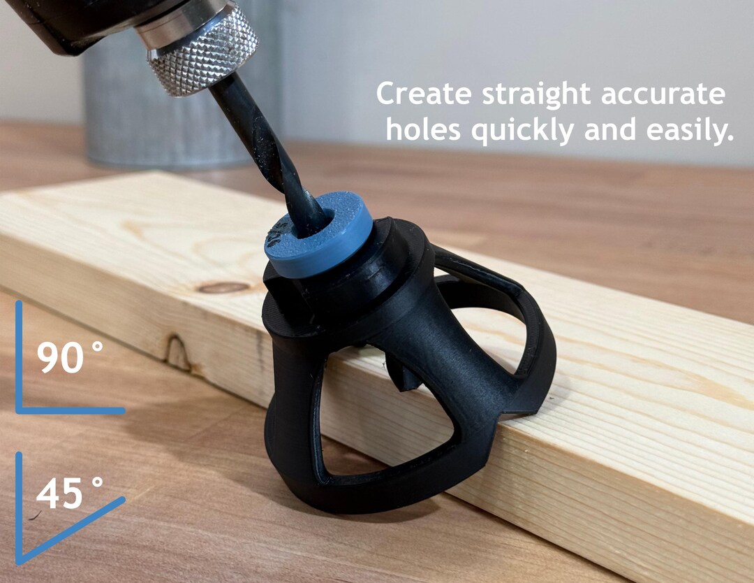 Drill Guide at 45 and 90 Degree's With Interchangeable Drill Bit ...