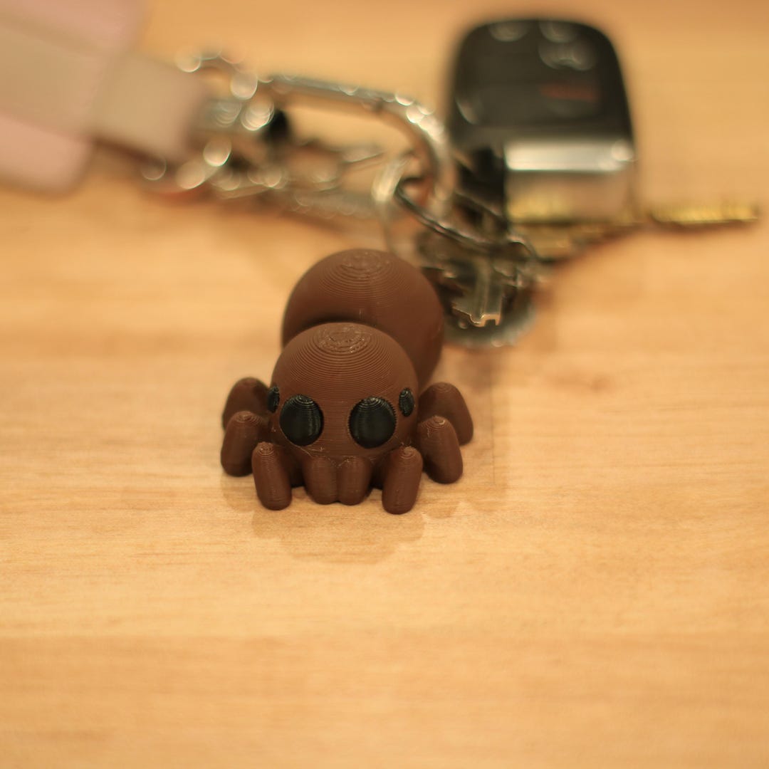 Spider Keychain 3D Printed Baby Spider 3D Printed Collectibles Ideal ...