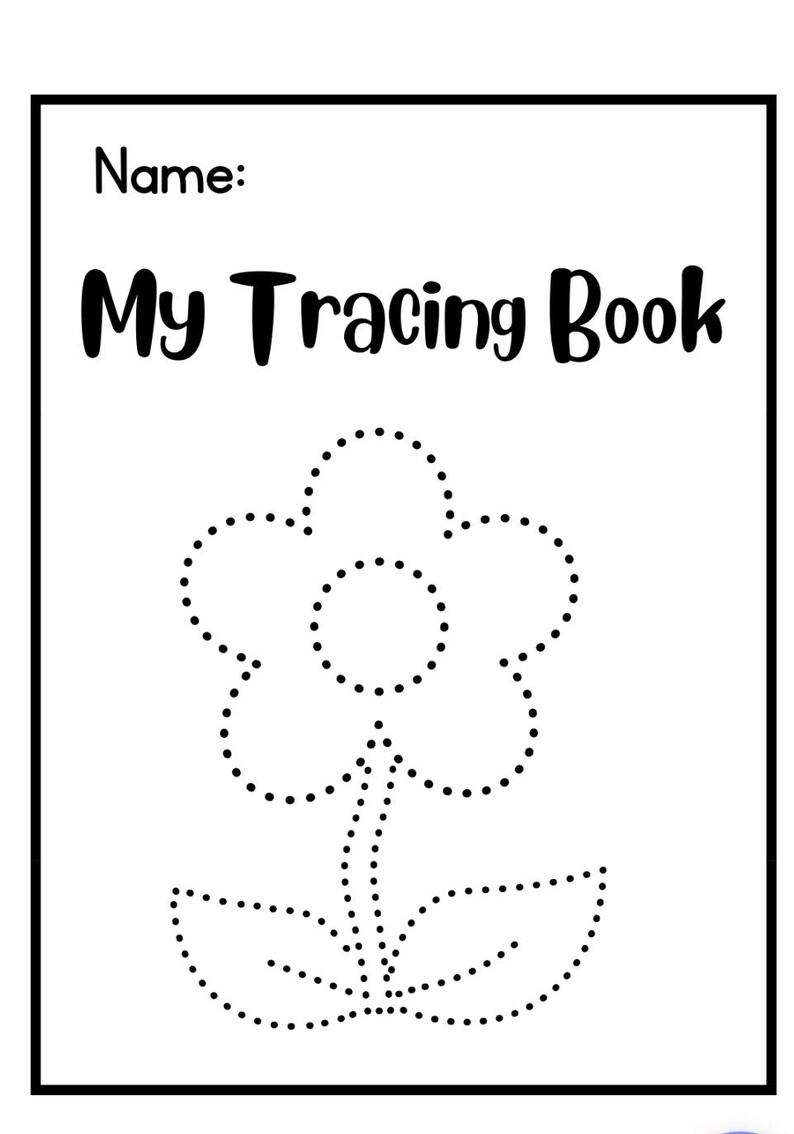 Kids Tracing Book – 30 Fun Pages to Practice Drawing & Creativity! - Etsy