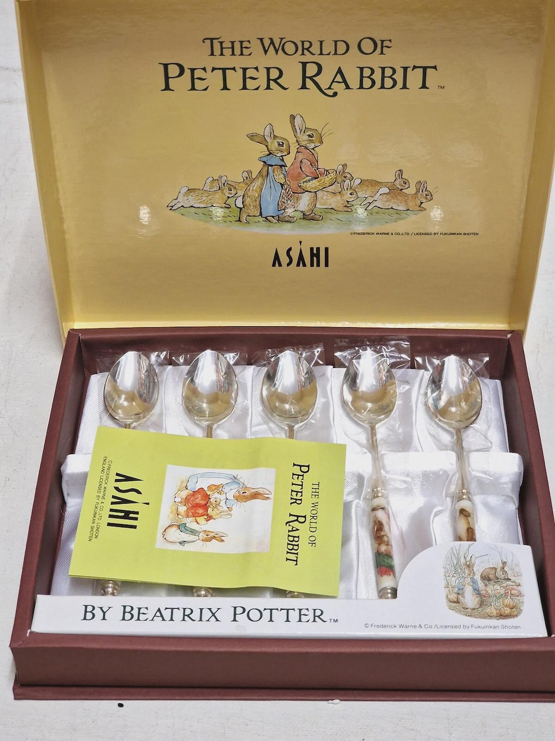 PETER RABBIT Spoon 5 Piece Set - Etsy