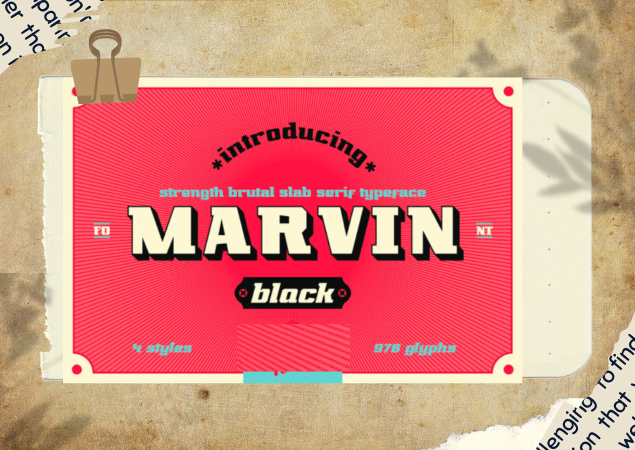 Marvin Black Bold Font Modern Font, Serif Font, Swash Font, Fonts for ...