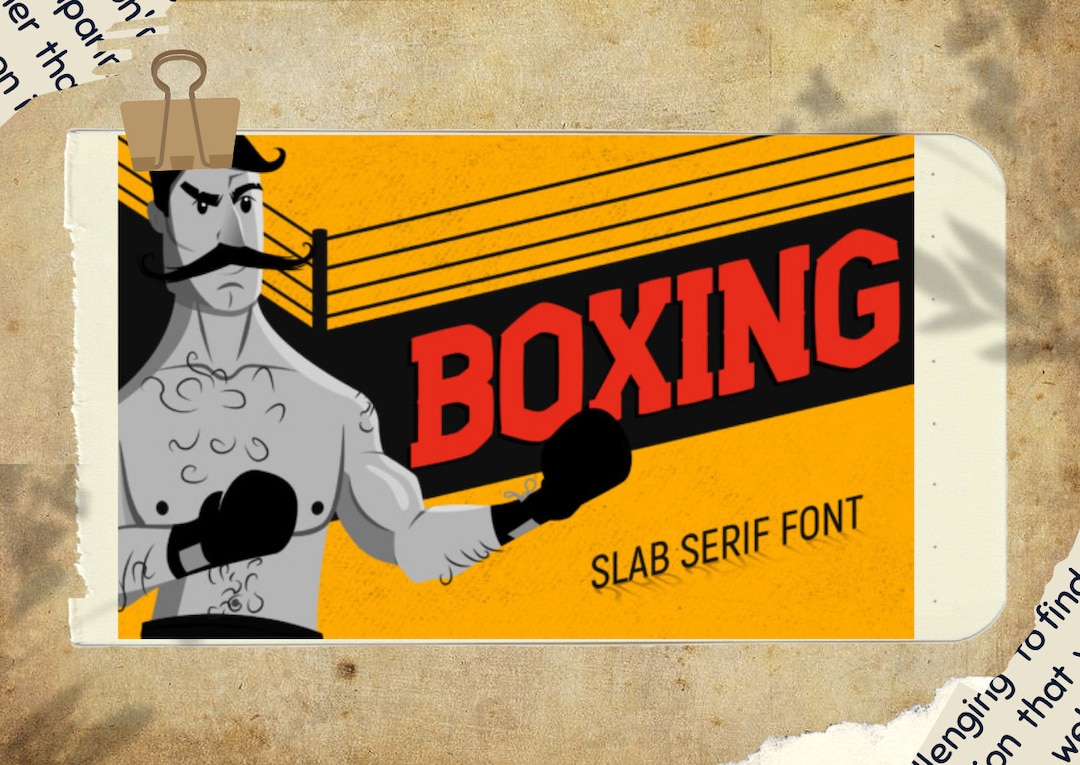 Boxing Bold Logo Font, Farmhouse Font, Cricut Fonts, Modern Font, Logo ...