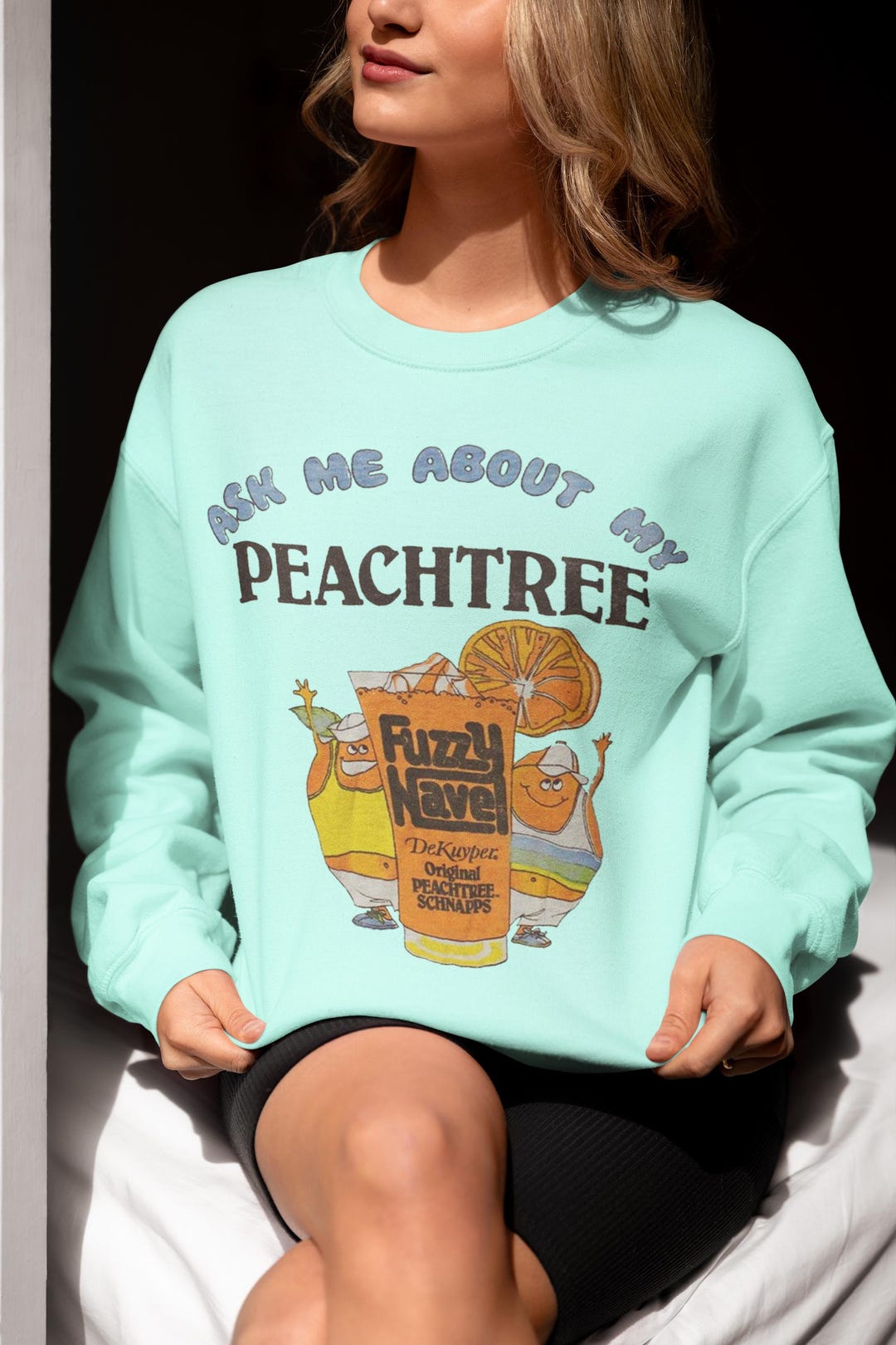 Peachtree Fuzzy Navel Graphic Funny T-shirts Vintage 90s T-shirt ...