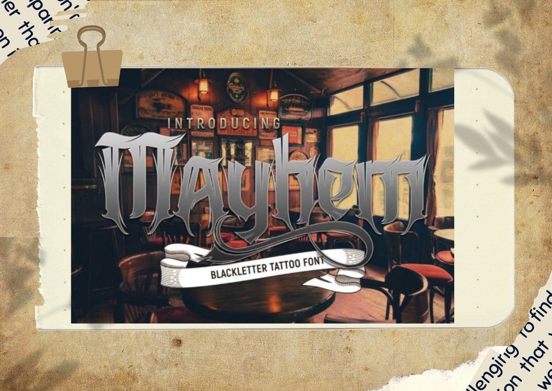 Mayhem Bold Font, Handwritten Bold Font, Modern Bold Font, Cricut Font ...