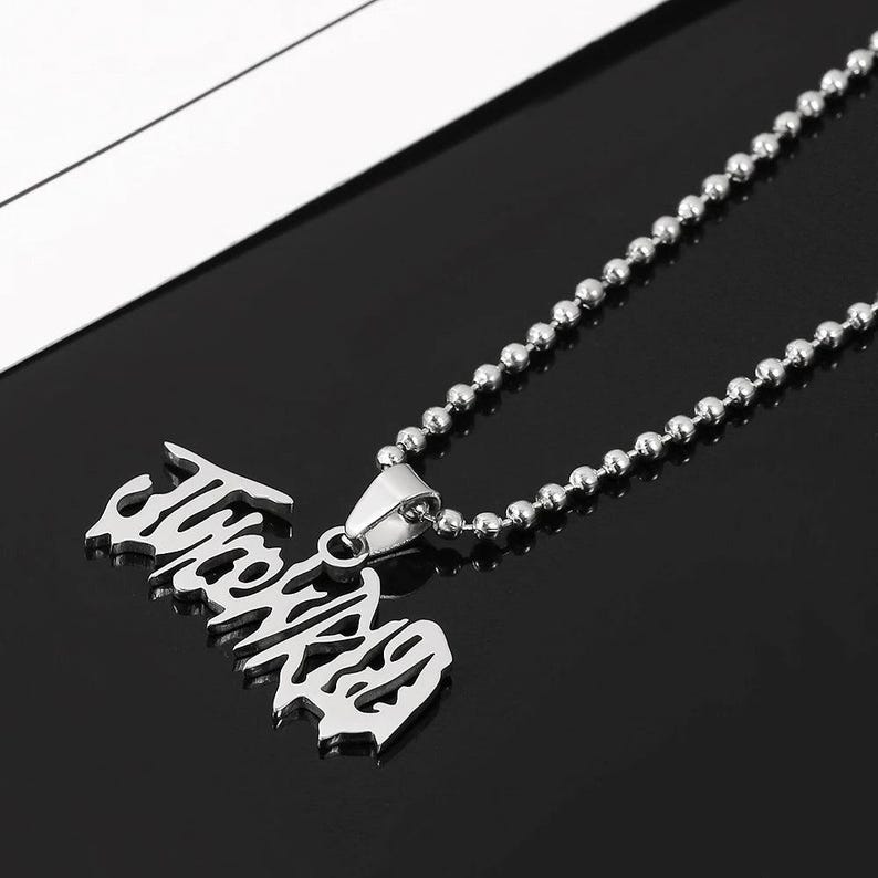 Juice Wrld Pendant Stainless Steel Necklace Hip Hop Rapper Style ...