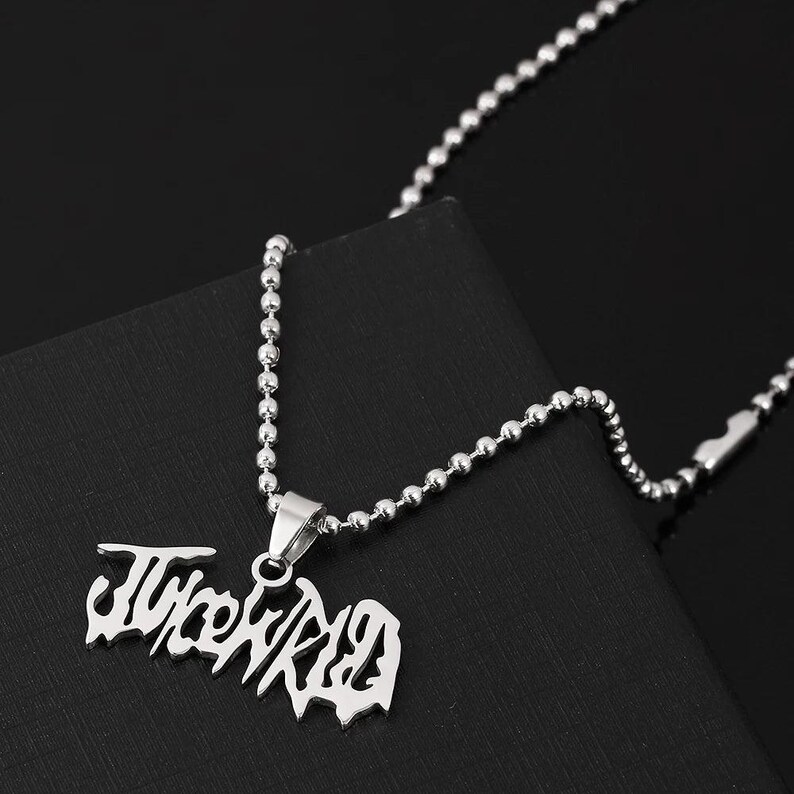 Juice Wrld Pendant Stainless Steel Necklace Hip Hop Rapper Style ...