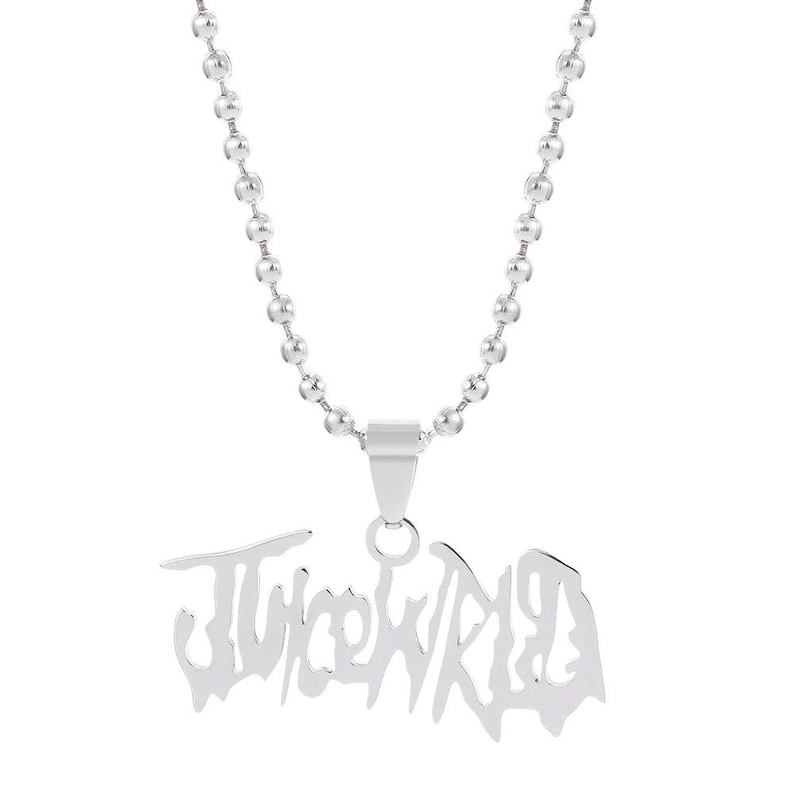 Juice Wrld Pendant Stainless Steel Necklace Hip Hop Rapper Style ...