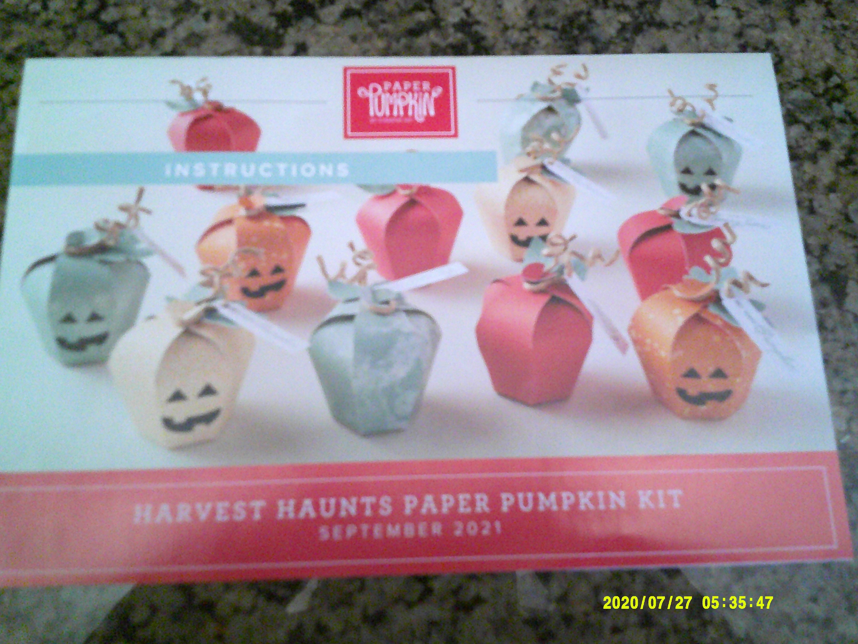 Stampin Up Paper Pumpkin Haunts and Harvest Sept 2021 - Etsy