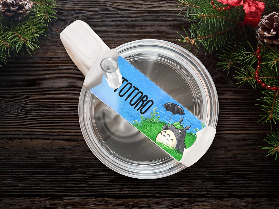 Totor0 Tumbler Name Tag, Ghibli Totoro Tumbler Name Plate Tag, Stanley ...