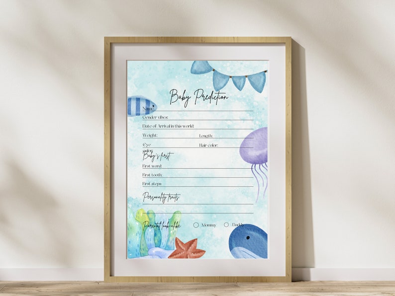 Under the Sea Delights: Baby Shower Games With an Ocean Theme! | Baby ...