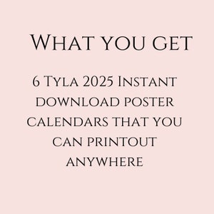 Tyla 2025 Calendar | Tyla Poster | Tyla Fan Art Print - Etsy