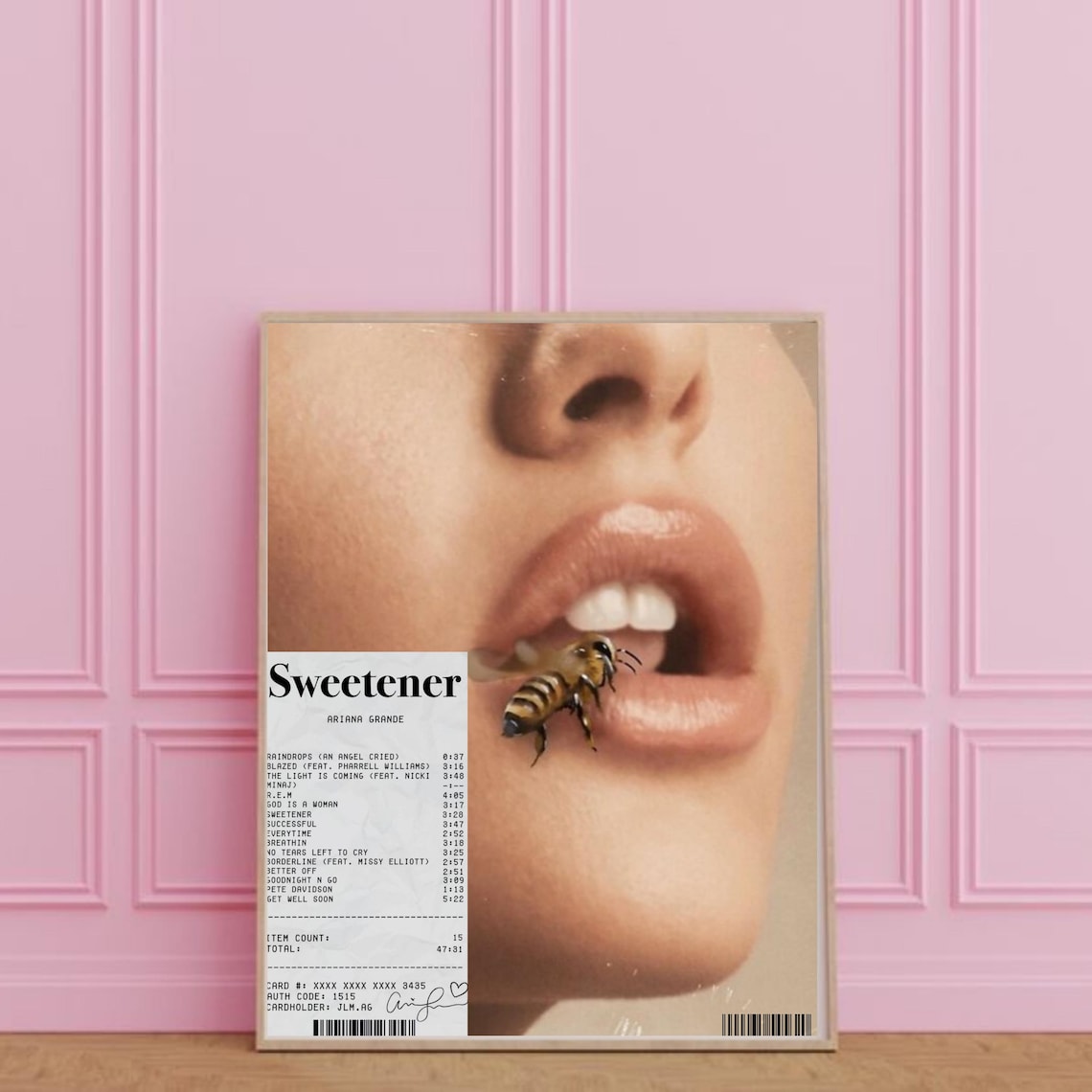 Ariana Grande Sweetener Album Poster | Ariana Grande Poster | Sweetener ...