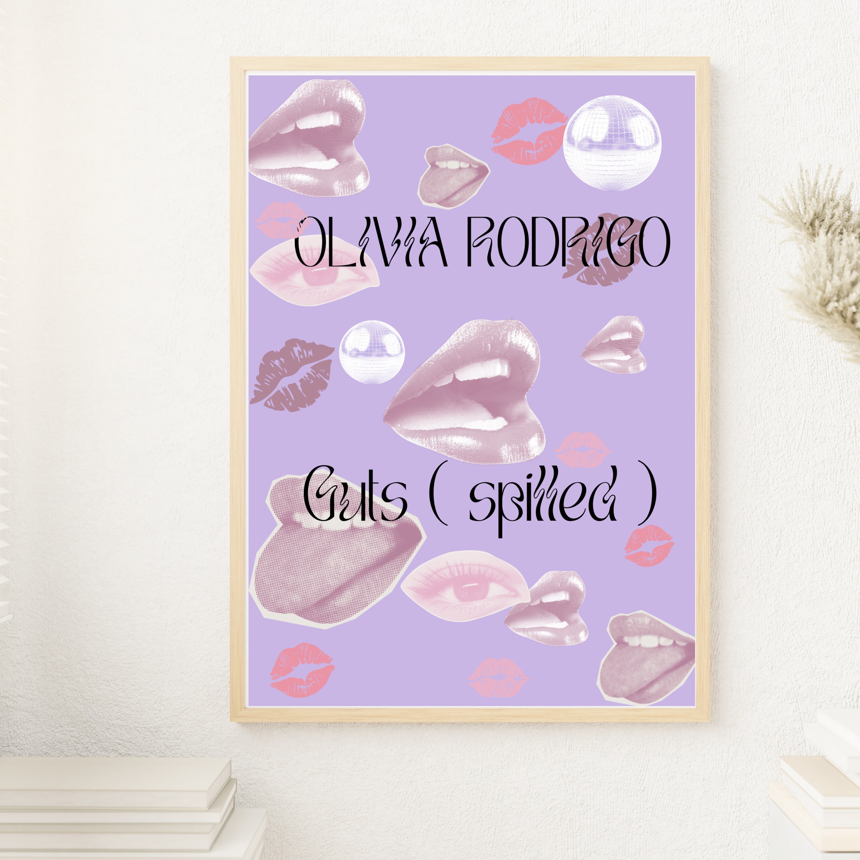 Olivia Rodrigo GUTS Album Poster Bundle | Set of 4 Olivia Rodrigo Wall ...