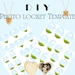 Locket Photo Template,locket Size Photos, Oval Locket Template , Heart ...