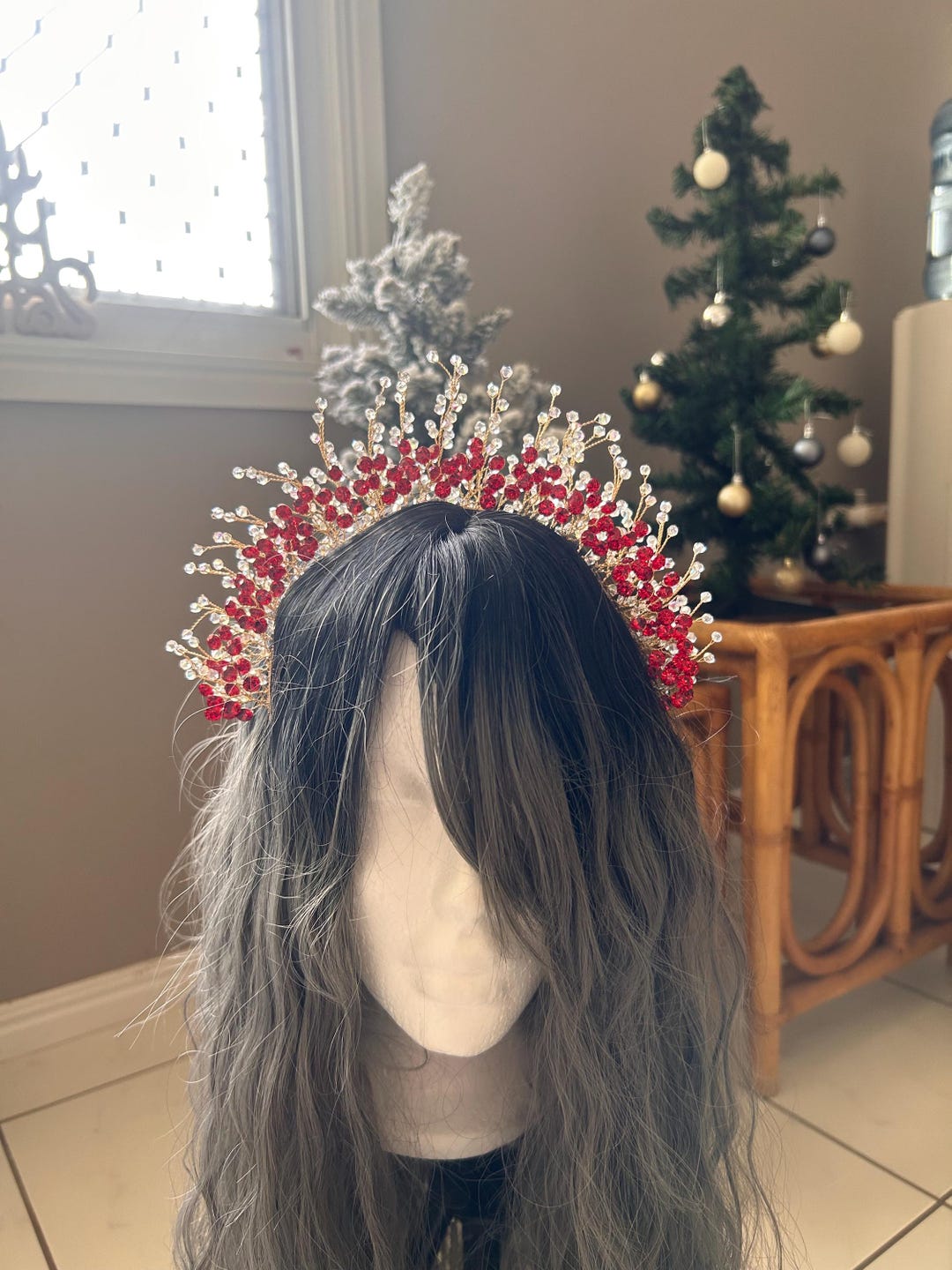 Christmas Head Band, Red Head Band, Christmas Fascinator, - Etsy