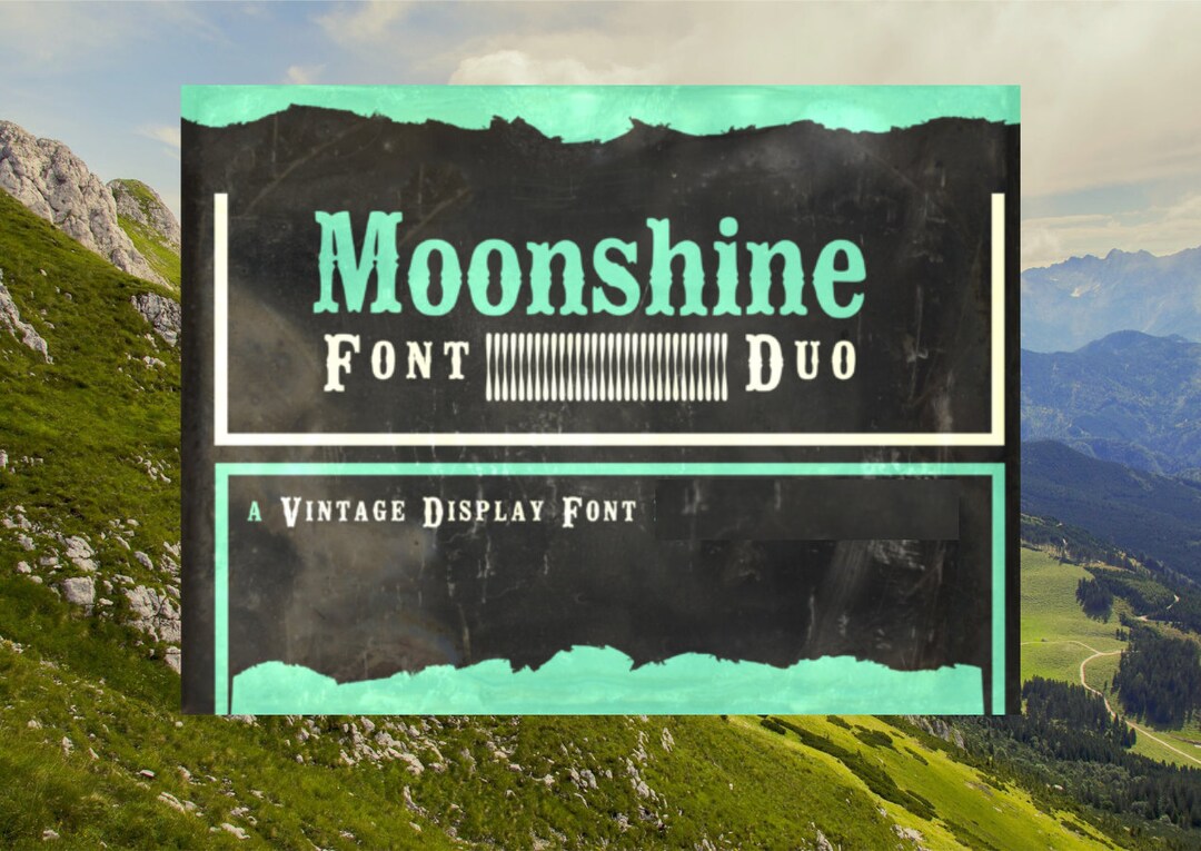 Moonshine Logofont, Handwritten Logo Font, Modern Logofont, Cricut Font ...