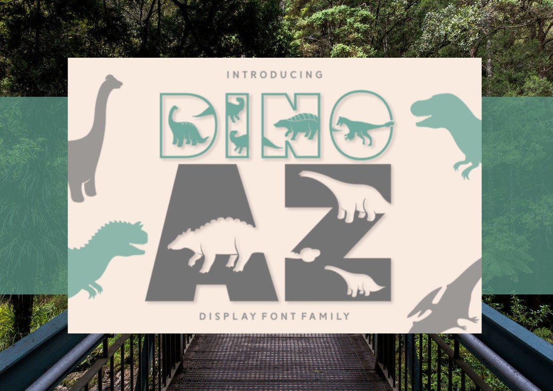 Dino Az Font Slab Serif Font, Handwritten Sans Serif Font, Modern Font ...