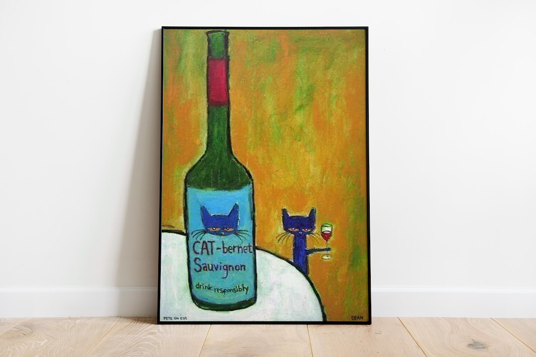 Pete the Cat Book Cover Poster, Think Responsibly Drink Responsibly ...