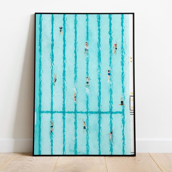 Heather Thomas Seaart Swimming Pool - Etsy Canada