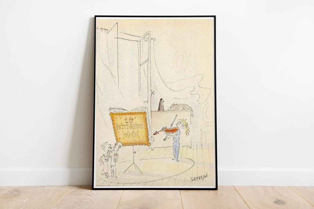 Vintage Retro Musical Instrument Floral Print, Violin Kid Poster ...