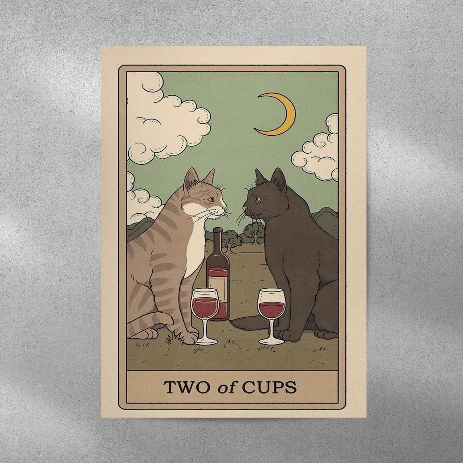 Cat Wall Art Print Digital Download - Funny Cat Poster, Cute Kitten ...