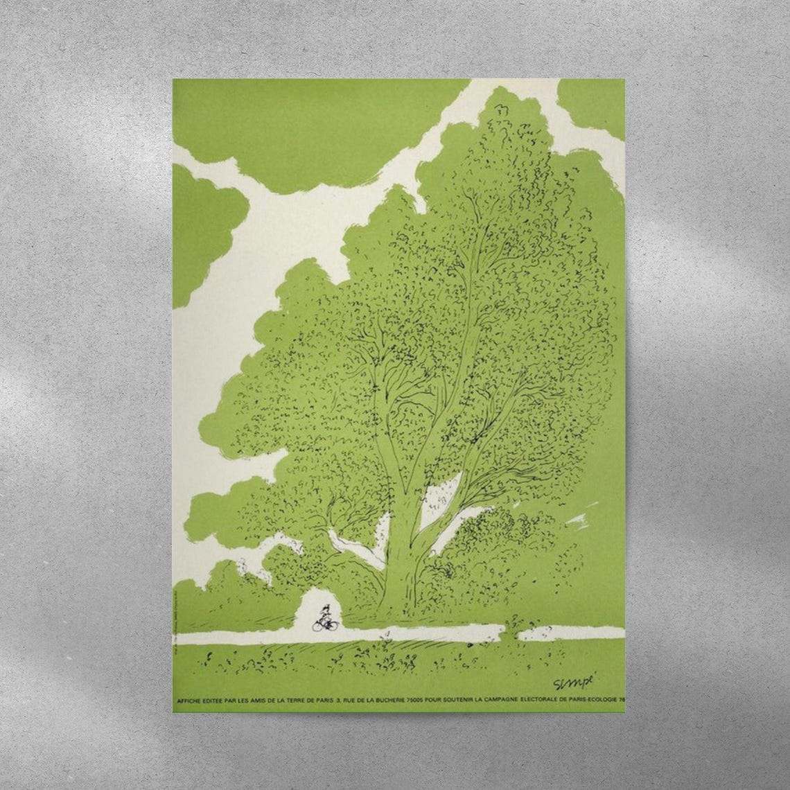 Tree Drawing Print, Vintage Tree Drawing Enhanced, Printable Tree Art ...