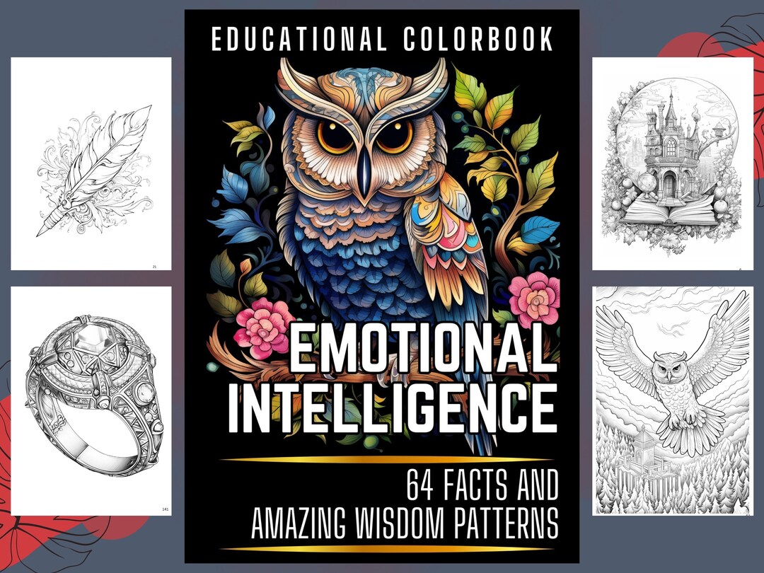 Emotional Intelligence: Educational Colorbook With 64 Facts and Amazing ...