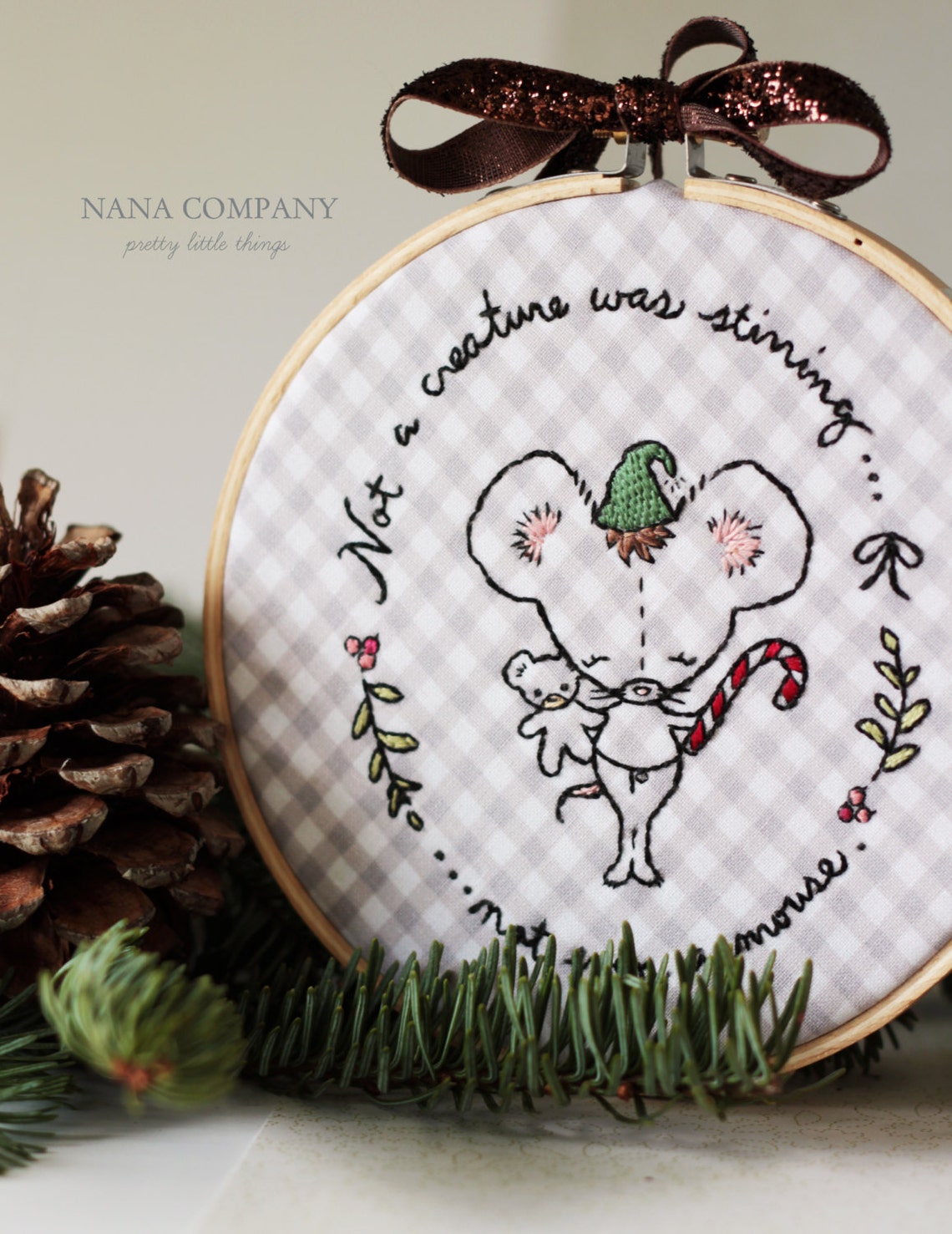Not Even a Mouse! Embroidery Pattern PDF - Etsy