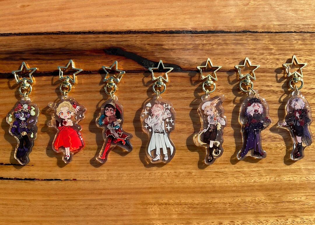 Identity V Keychains | 2.5 Inches Acrylic Epoxy Holo | Norton | Luca ...