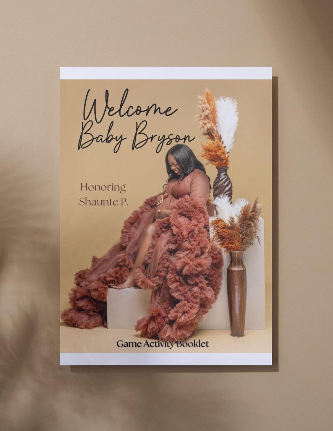 Editable Baby Shower Game Activity Magazine Template - Etsy