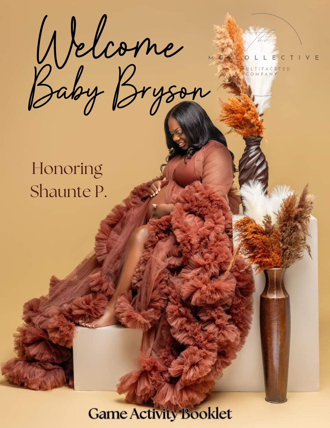 Editable Baby Shower Game Activity Magazine Template - Etsy