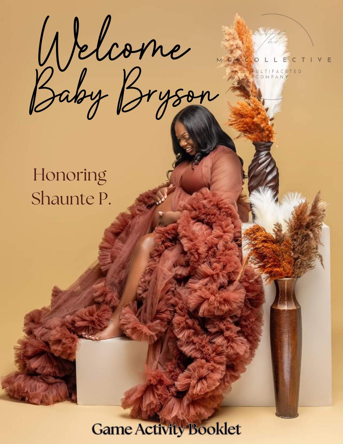 Editable Baby Shower Game Activity Magazine Template - Etsy