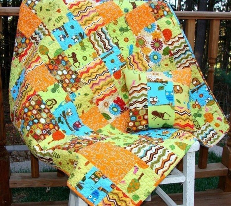 PDF Baby Quilt Pattern Little Buddy With Pillow Carlene Westberg ...