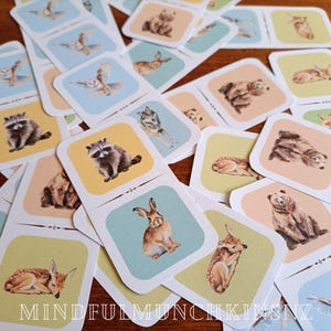 Woodland Animals Dominoes | Printable Dominoes for Toddlers ...