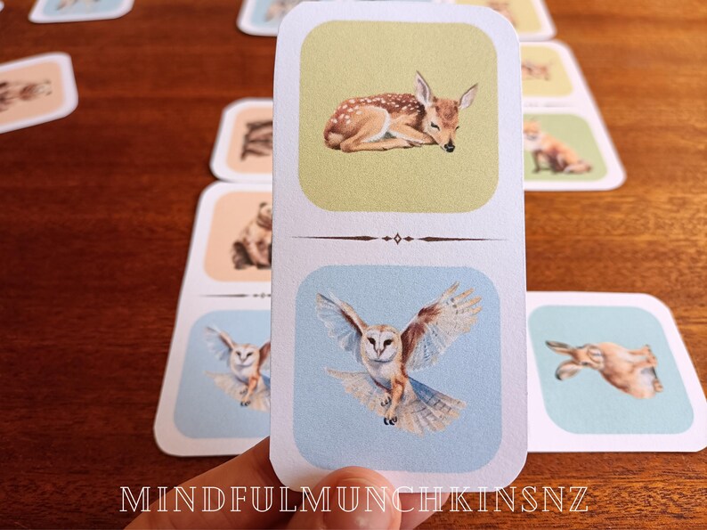 Woodland Animals Dominoes | Printable Dominoes for Toddlers ...