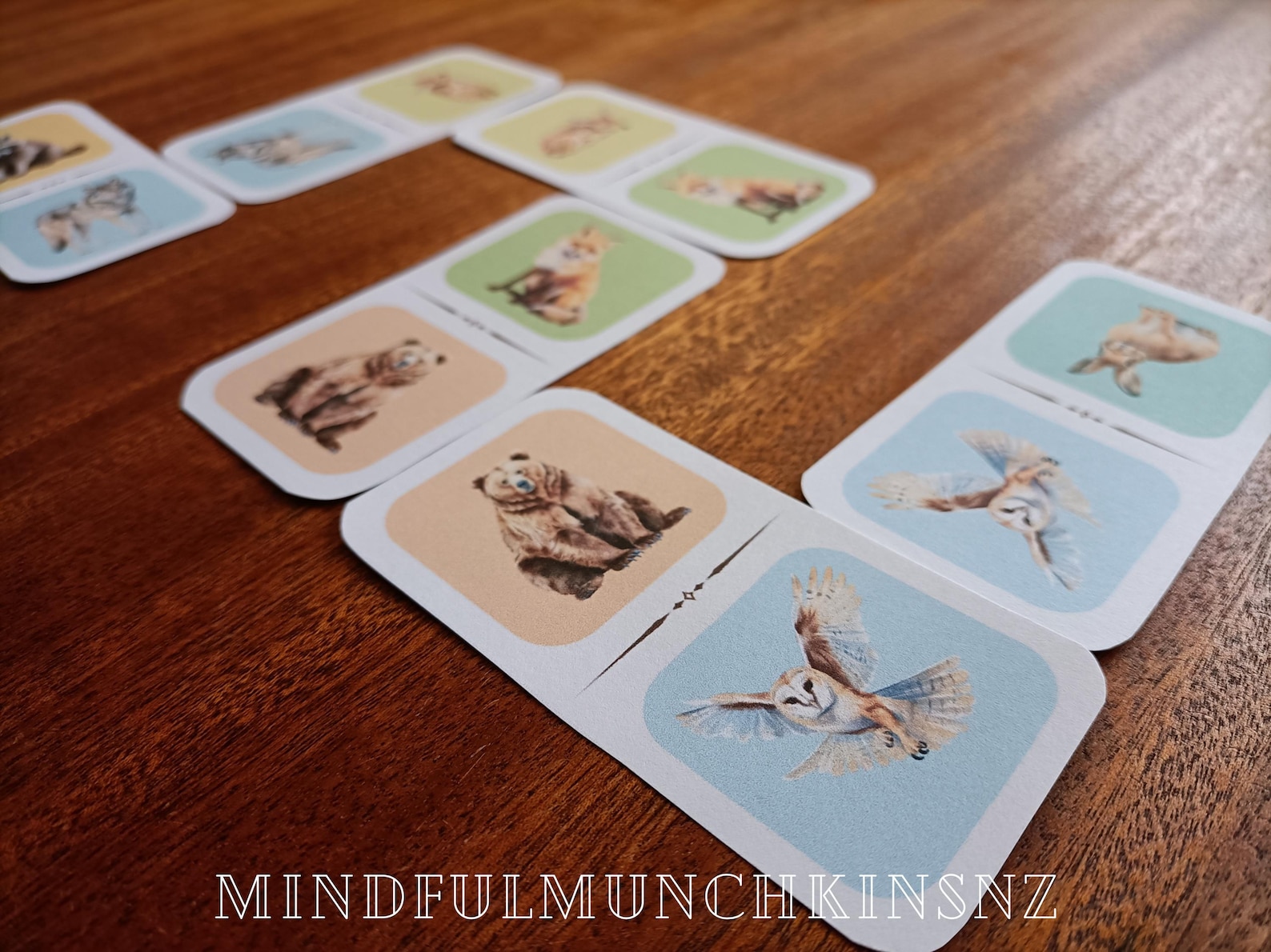 Woodland Animals Dominoes | Printable Dominoes for Toddlers ...