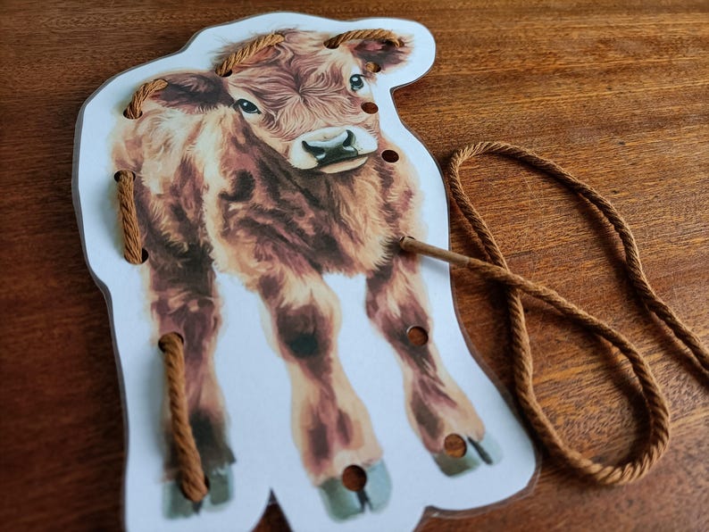 Farm Animals Lacing Cards | Fine Motor Skills Activity | Montessori ...