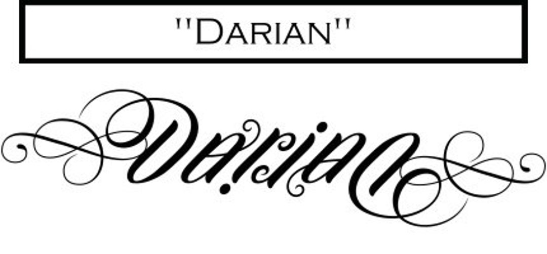Custom Ambigram for 1 Name - Name Reads the Same Upside Down - Etsy