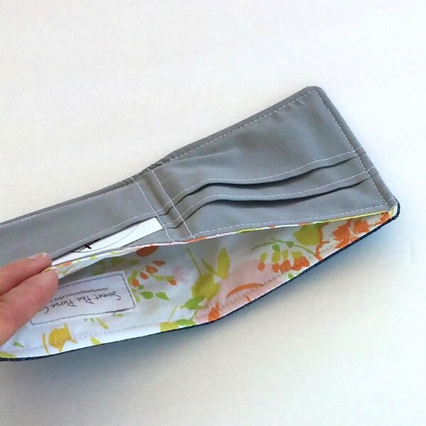 Denim Wallet - Etsy