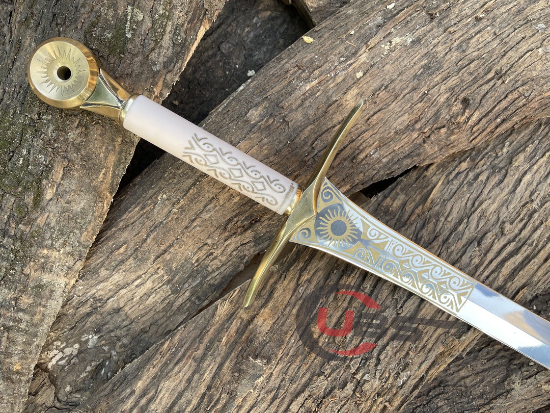 RINGS of Power Sword, Elendils Sword, Handmade Stainless Steel Sword ...