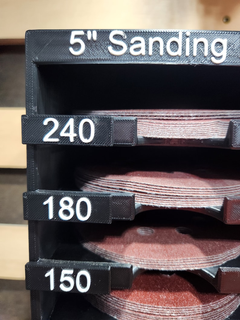 French Cleat 5" Orbital Sander Sandpaper Sheet Holder - Etsy