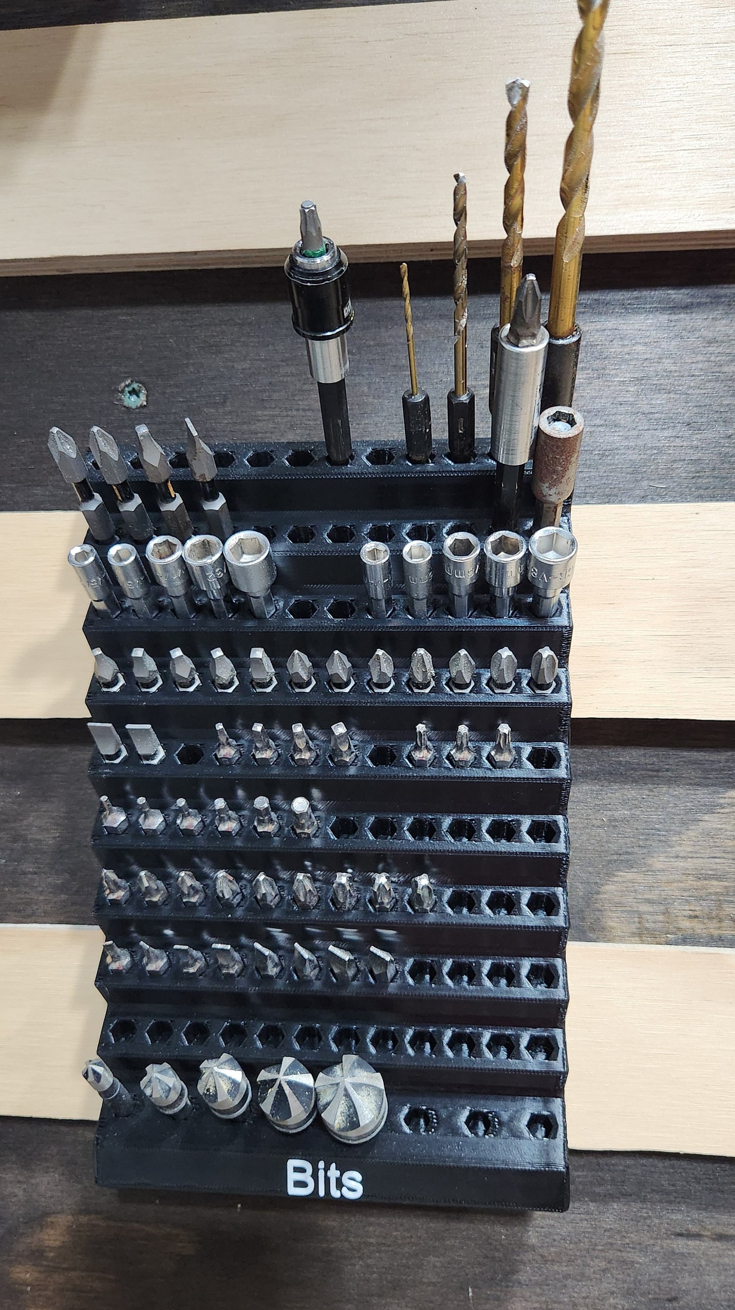 French Cleat Driver Bit Storage Rack - Etsy