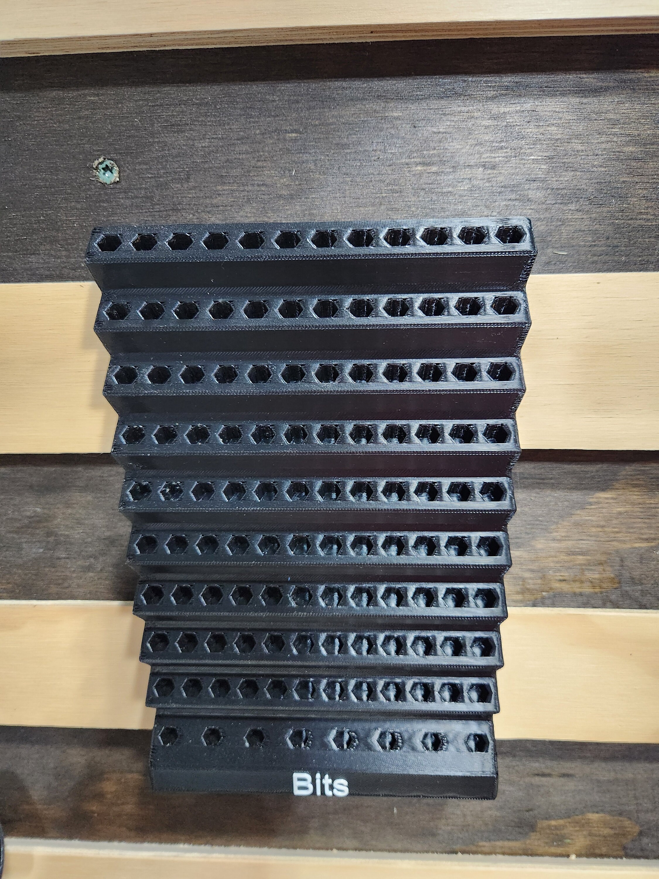 French Cleat Driver Bit Storage Rack - Etsy