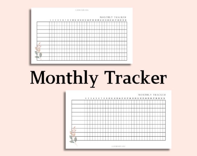 Fcc-monthly Tracker Franklin Covey Compact - Etsy