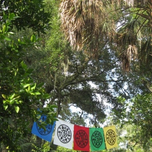 Compassion Mantra Silkscreened Prayer Flags - String of 5 - Etsy