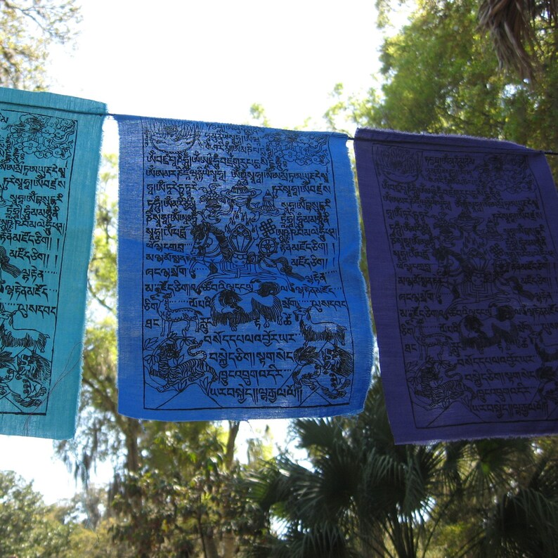 Pride, Compassion, Love: Blessings Prayer Flags (8"x6") in 7 Rainbow ...
